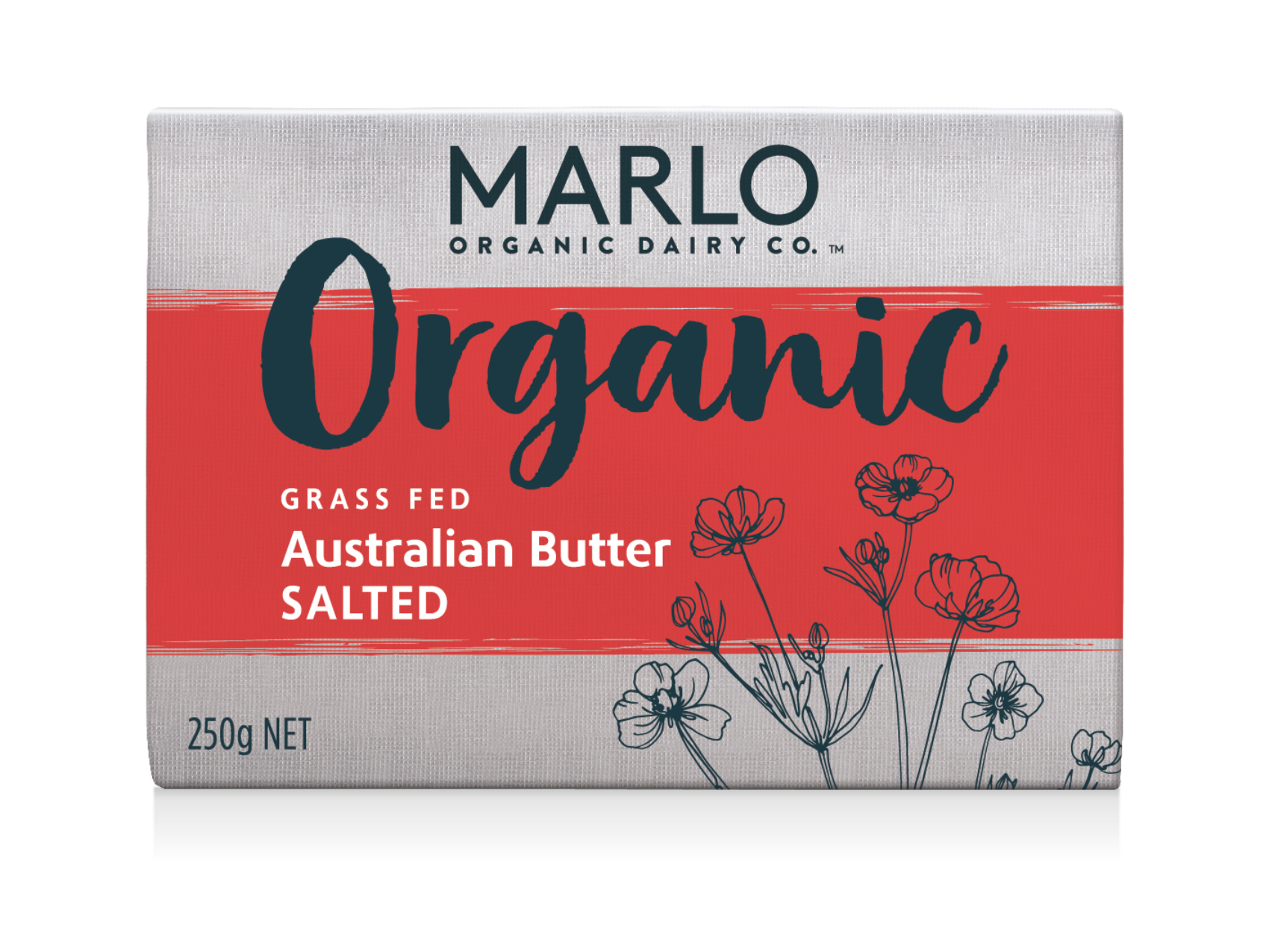 Marlo Organic Grass Fed Salted Butter 250g – Marlo Organic Dairy Co